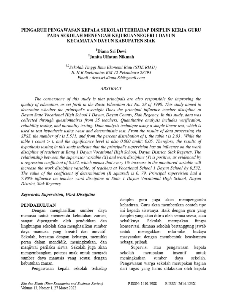 Artikel Jurnal | PDF | Scientific Method | Statistical Analysis
