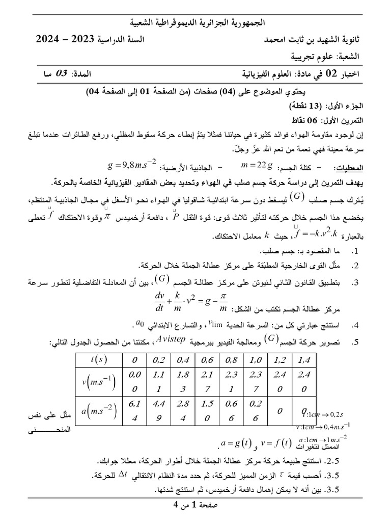 EXM 2 SC FINEL | PDF