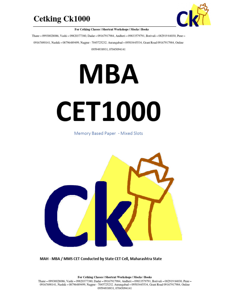 Cet 1000 Pdf
