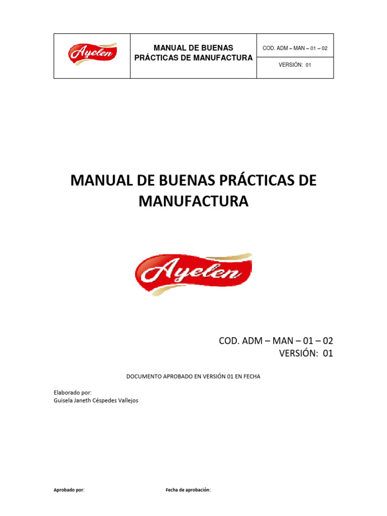 Manual de BPM para Panadería | PDF | Seguridad alimenticia | Alimentos