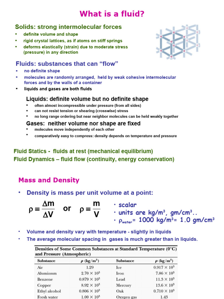 Lecture 8 - Fluids Part 3 | Download Free PDF | Buoyancy | Pressure