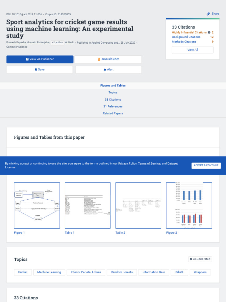 Sport Analytics For Cricket Game Results Using Machine Learning - An ...