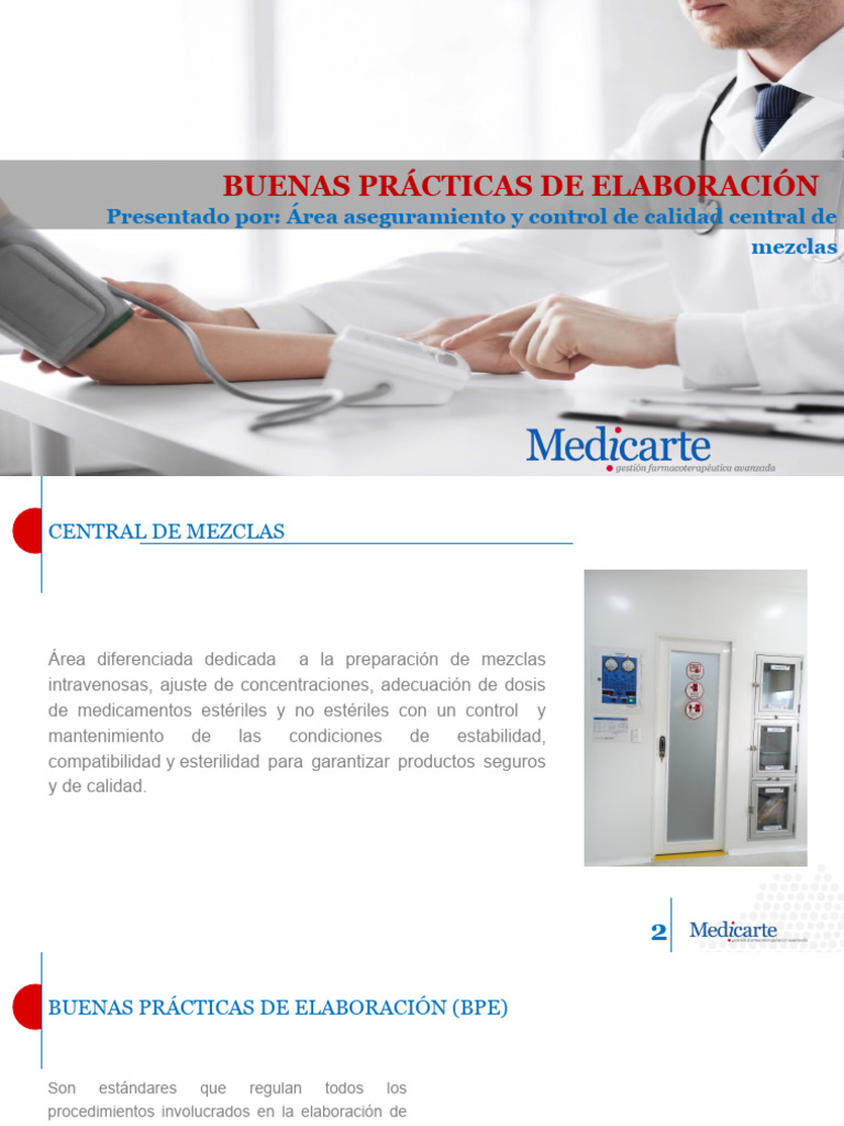1. Buenas Practicas de Elaboración (BPE) | PDF | Medicamentos con receta | Farmacéutico