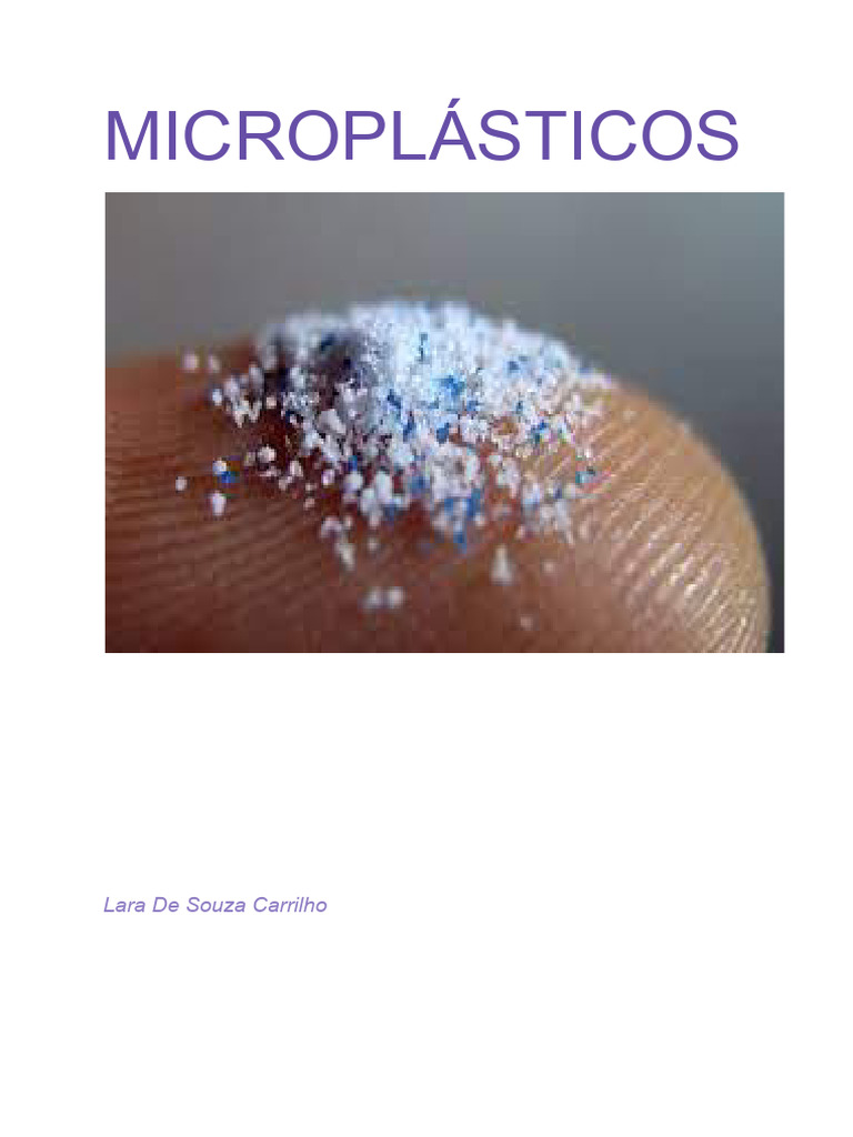 Microplásticos | PDF | El plastico | Residuos
