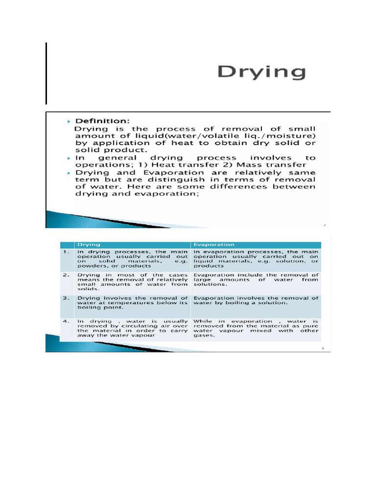 Drying | PDF