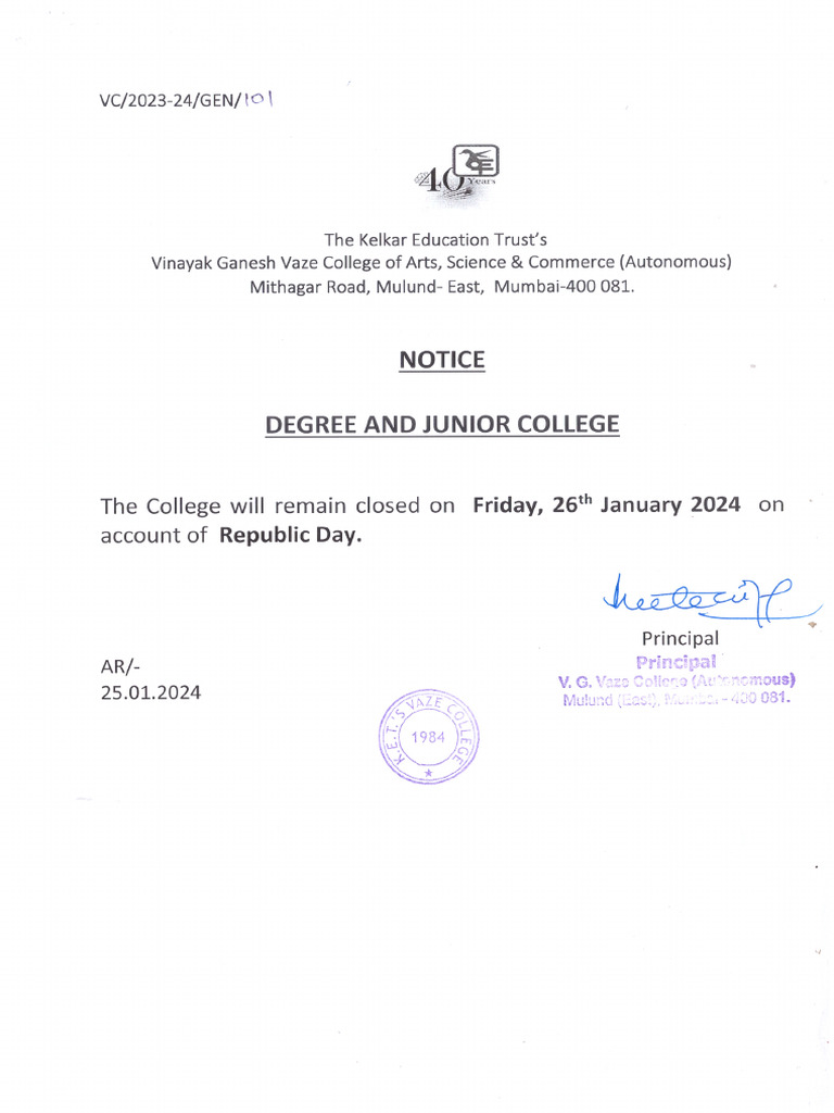 26th January 2024 On Republic Day | PDF
