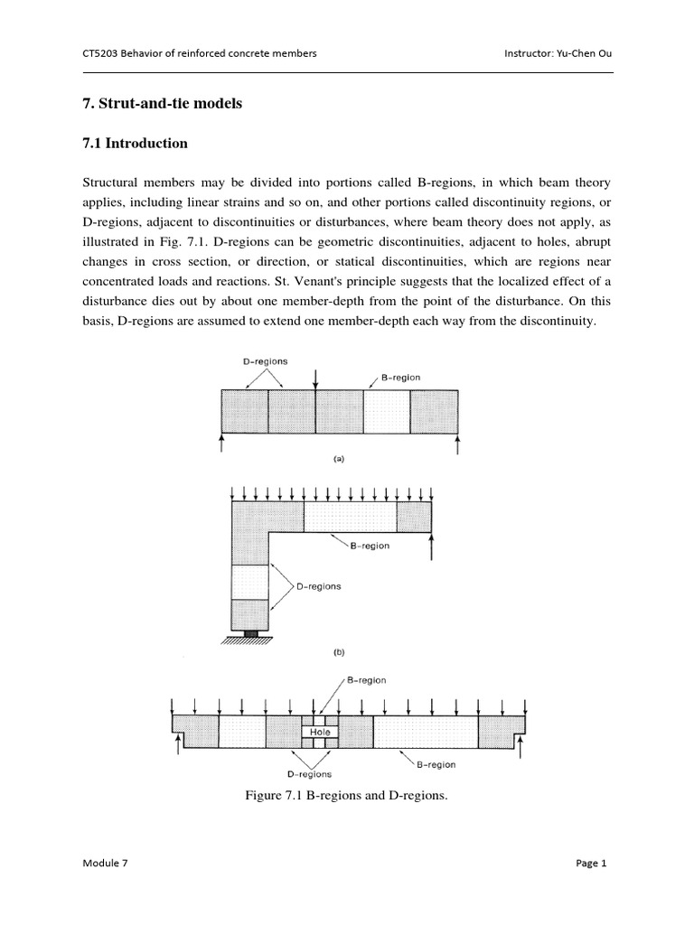 Module 7 - ST Models - 2010 | PDF | Stress (Mechanics) | Beam (Structure)