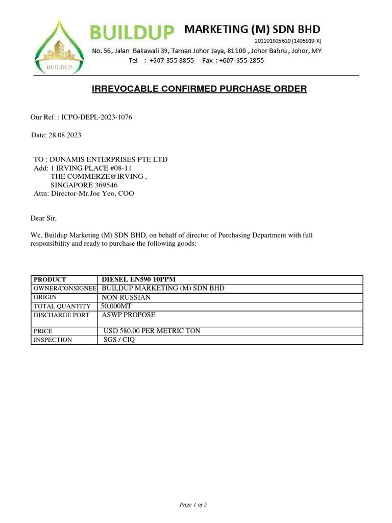 Icpo Depl 2023 1088 | PDF | Invoice | Business