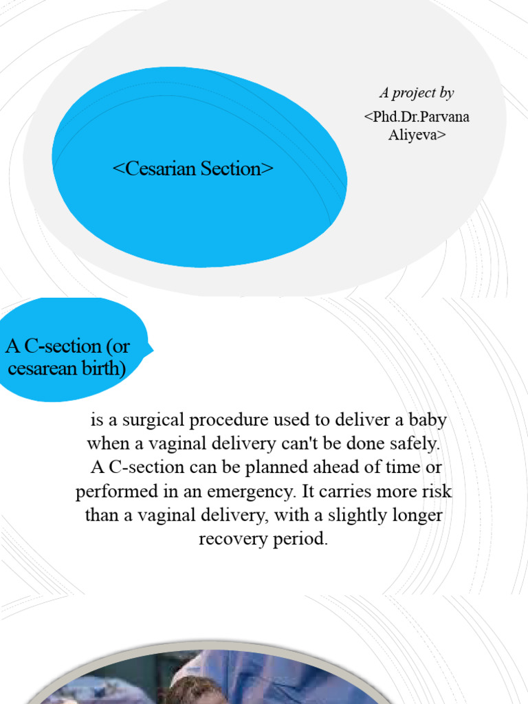 Understanding Cesarean Sections: Risks & Recovery | PDF | Caesarean ...
