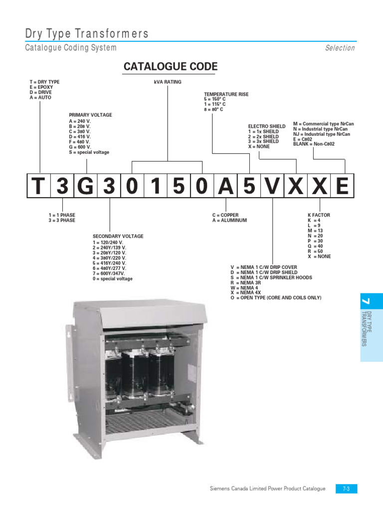 CA Si LV en Industrial Transformers PCC Extract | PDF | Transformer ...