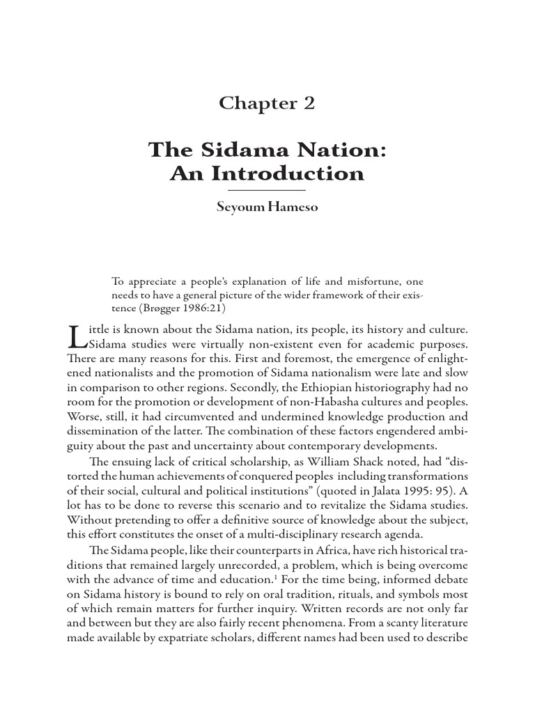 Understanding Sidama History and Identity | PDF | Ethiopia | God