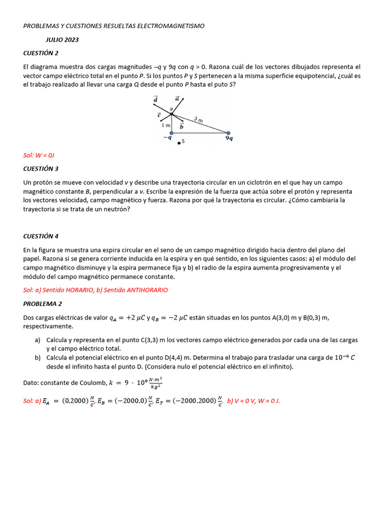 Documento 8 | PDF | Campo magnético | Corriente eléctrica