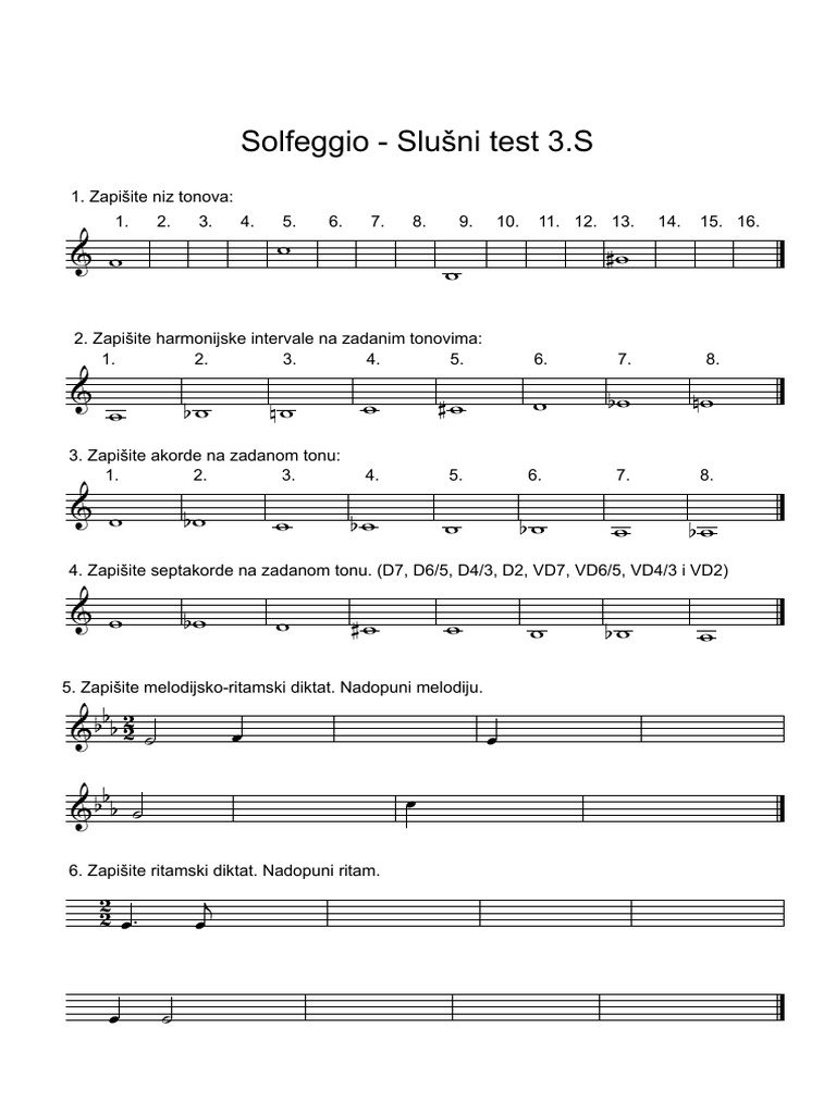 Solfeggio-3 S T ST-16 3 - Full-Score | PDF