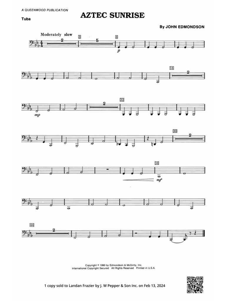 Aztec Sunrise Eprint-Tuba | PDF