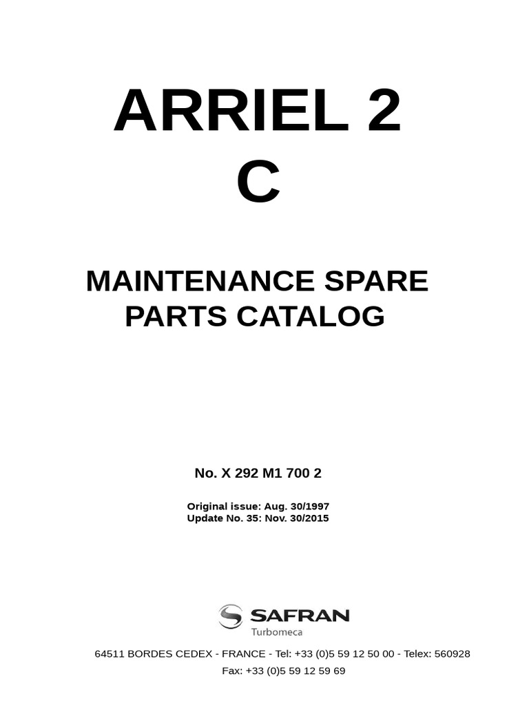 Catalogo de Partes Arriel 2c PDF | PDF | Pump | Valve