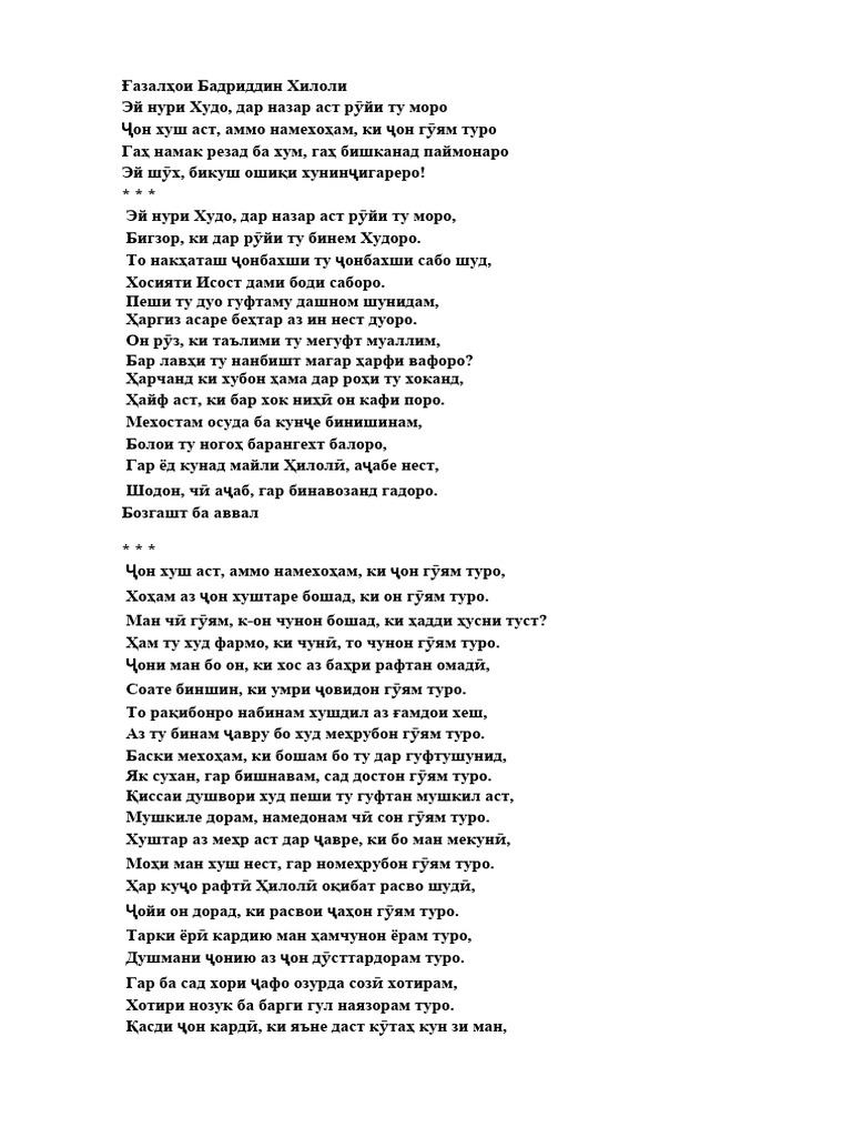 Gazalhoi Badriddin Hiloli-world71.Spcs - Bio | PDF