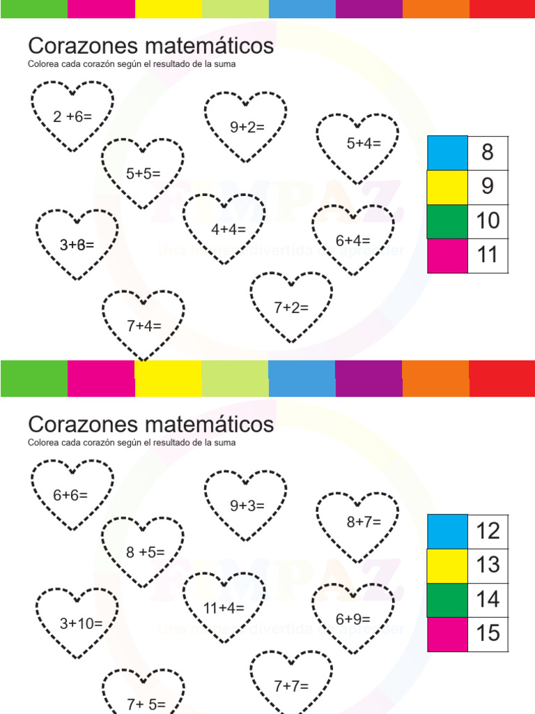 Corazones Matemáticos | PDF | Métodos y materiales de enseñanza