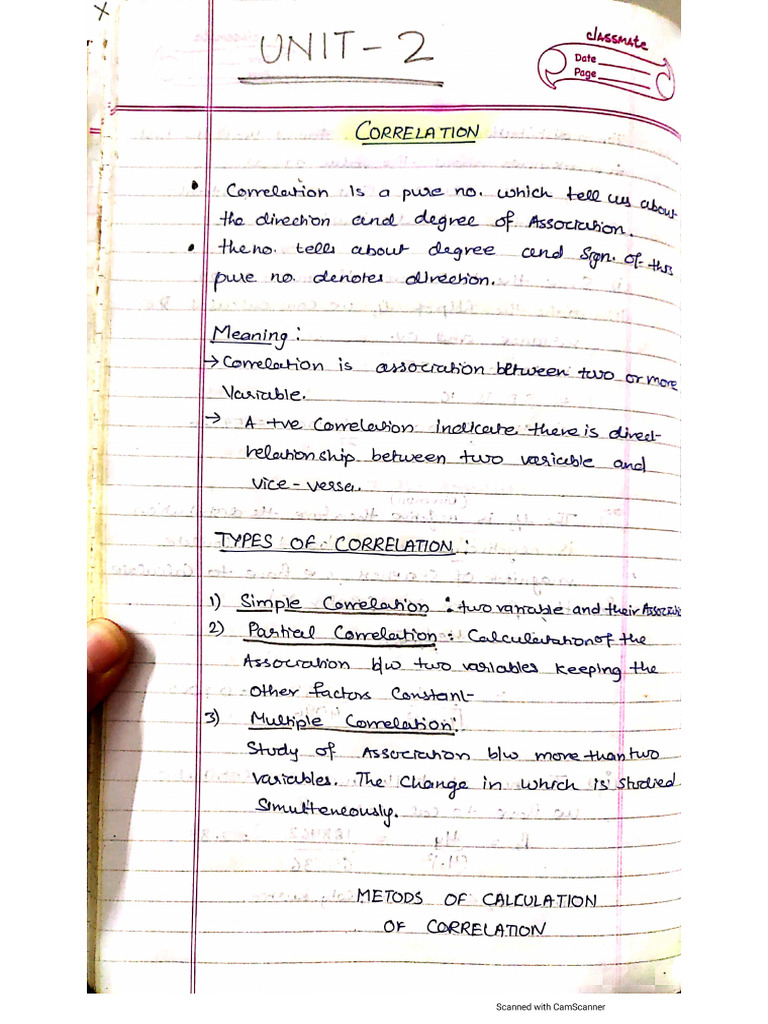 Correlation Solves Notes | PDF
