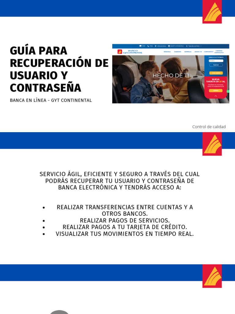 Guía Recuperación de Usuario y Contraseña | PDF | Contraseña | Informática