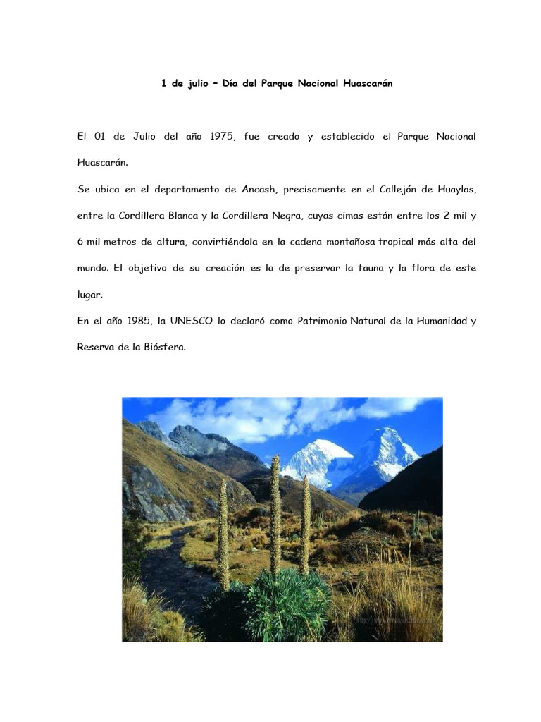 1 de Julio Fechas Civicas | Descargar gratis PDF | Perú | Folklore