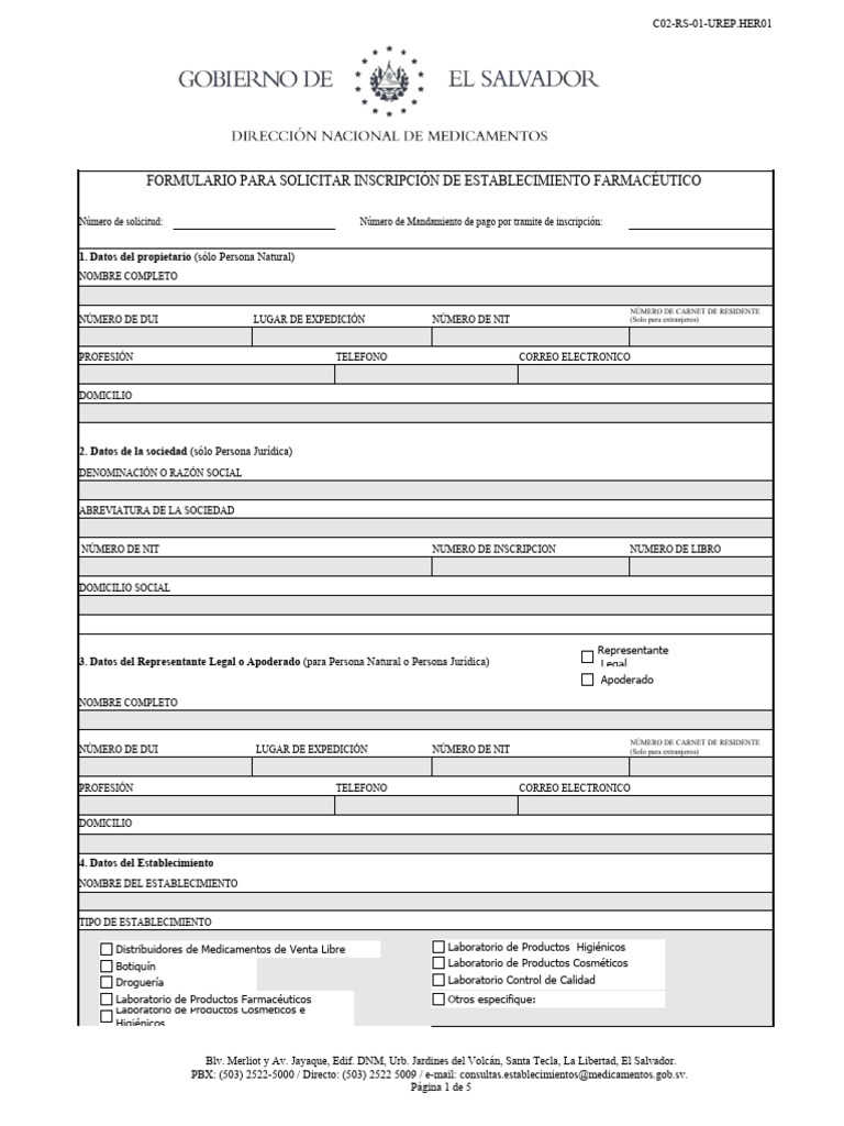 C02-RS-01-UREP.HER01 FORMULARIO PARA SOLICITAR INSCRIPCION DE ...