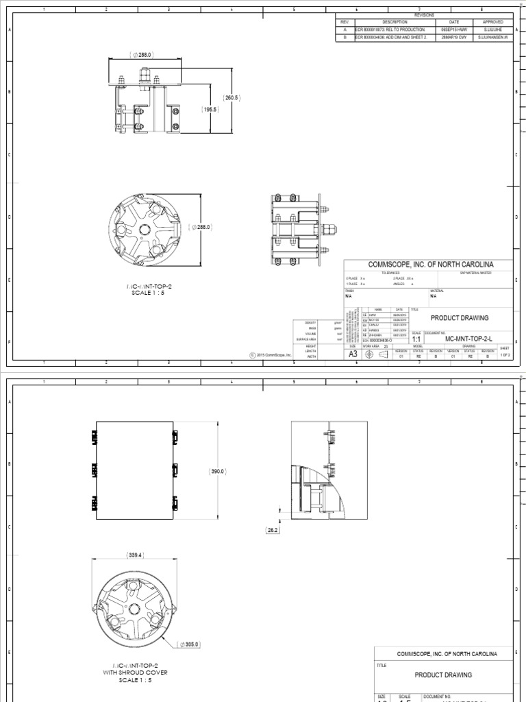 MC-MNT-TOP-2 Line Drawing | PDF | Metrology