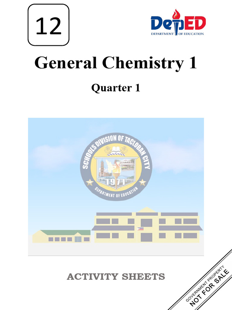 General Chemistry 1 Week 2.a 1st Quarter | PDF | Molecules | Chemical Bond
