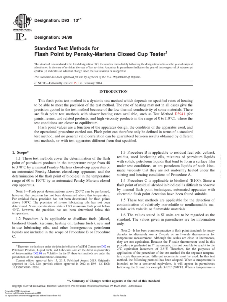 Standart ASTM | PDF | Biodiesel | Scientific Phenomena