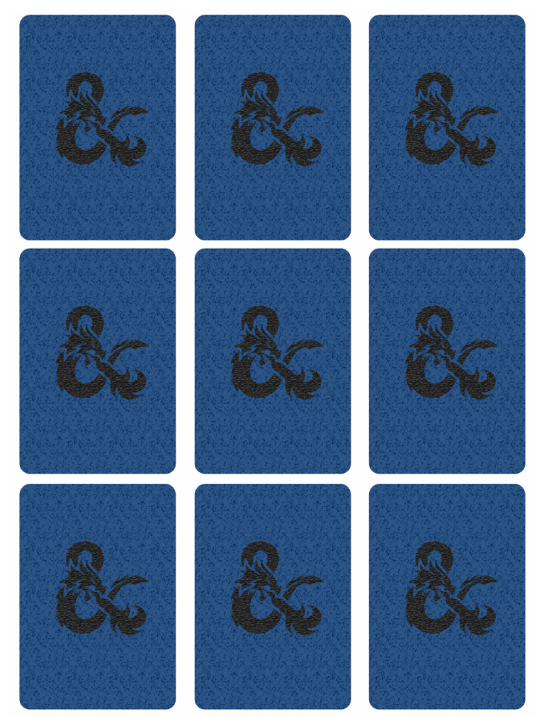 item cards back blue | PDF