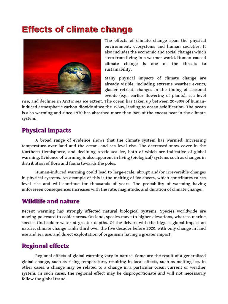 Climatechange | Download Free PDF | Climate Change | Oceans Climatechange | Download Free PDF | Climate Change | Oceans