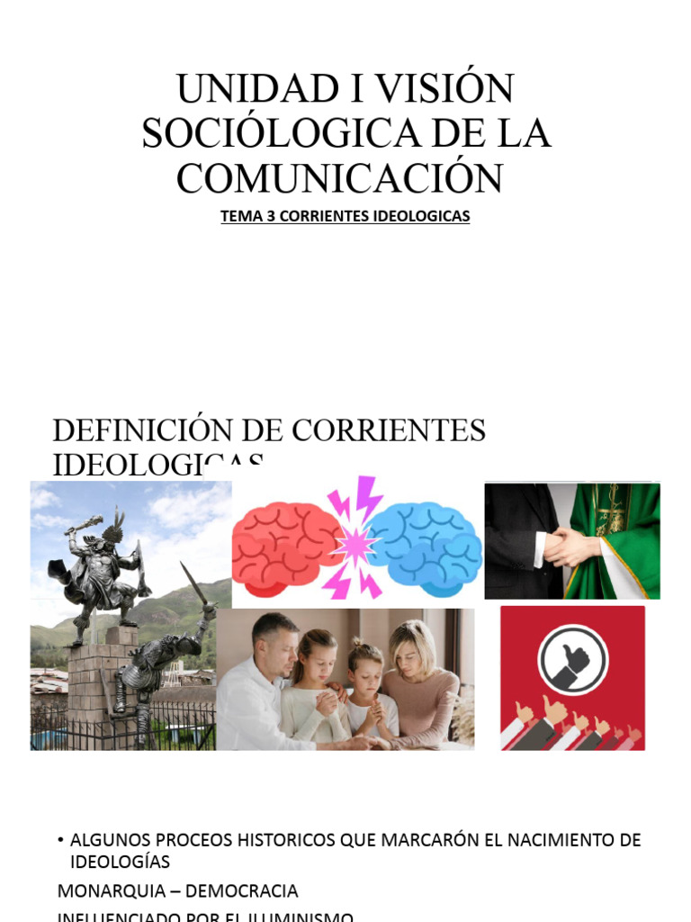 3.corrientes Ideologicas | PDF | Ideologías | Socialismo