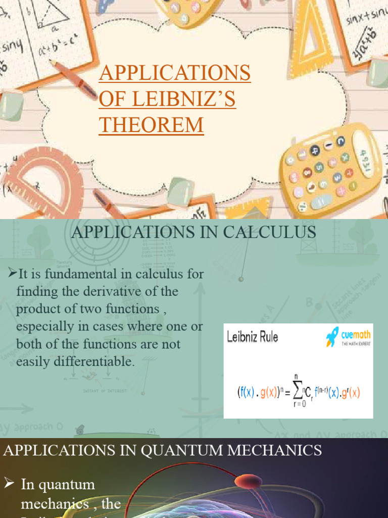 Applications of Leibniz's Theorem | PDF