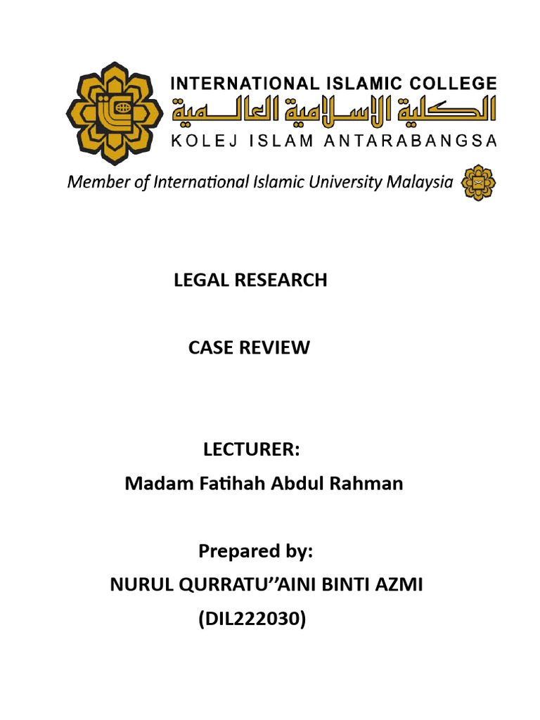 Legal Research Case Review | PDF | Fine (Penalty) | Public Law