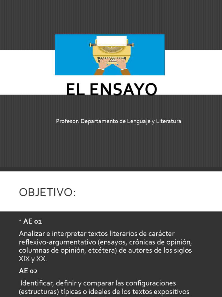 Ensayo | Descargar gratis PDF | Ensayos