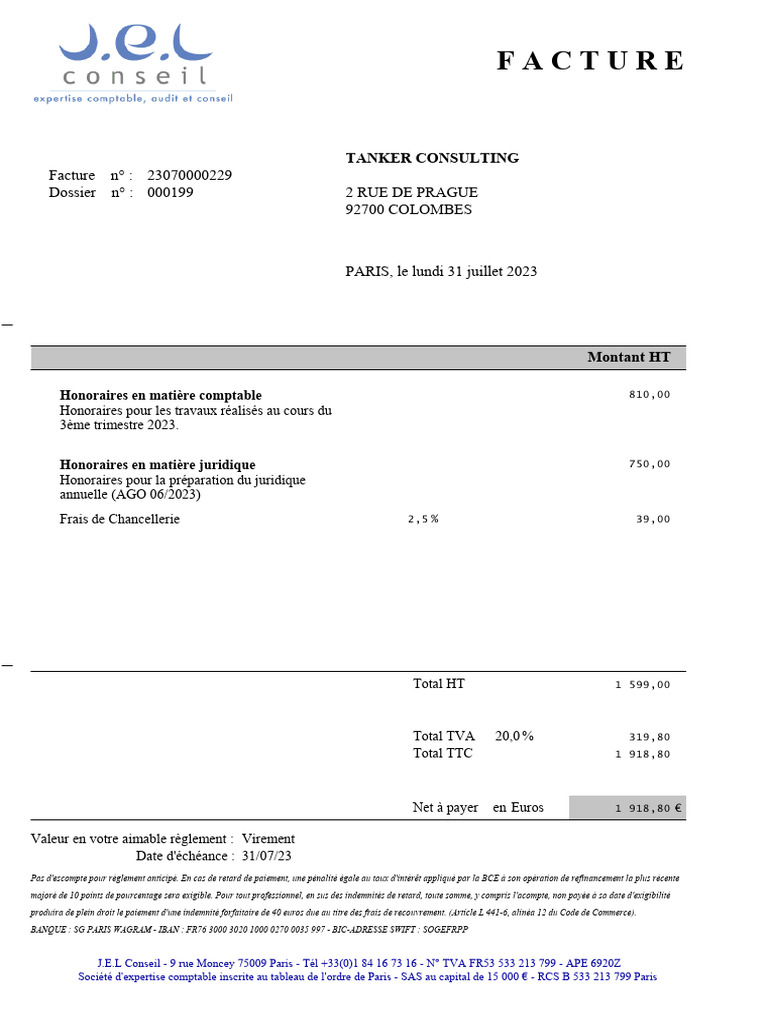 Facture Compta | PDF | Facture | Taxe sur la valeur ajoutée