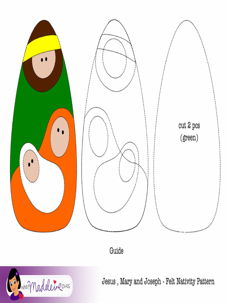 Felt Nativity Set Pattern | PDF
