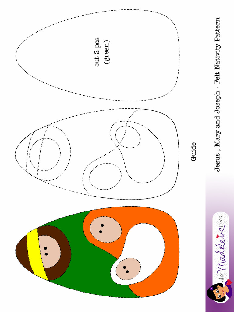 Felt Nativity Set Pattern I | PDF