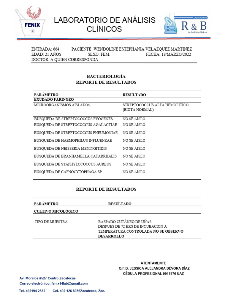 Copro Wendoline | PDF | Bacterias Gram Positivas | Organismos