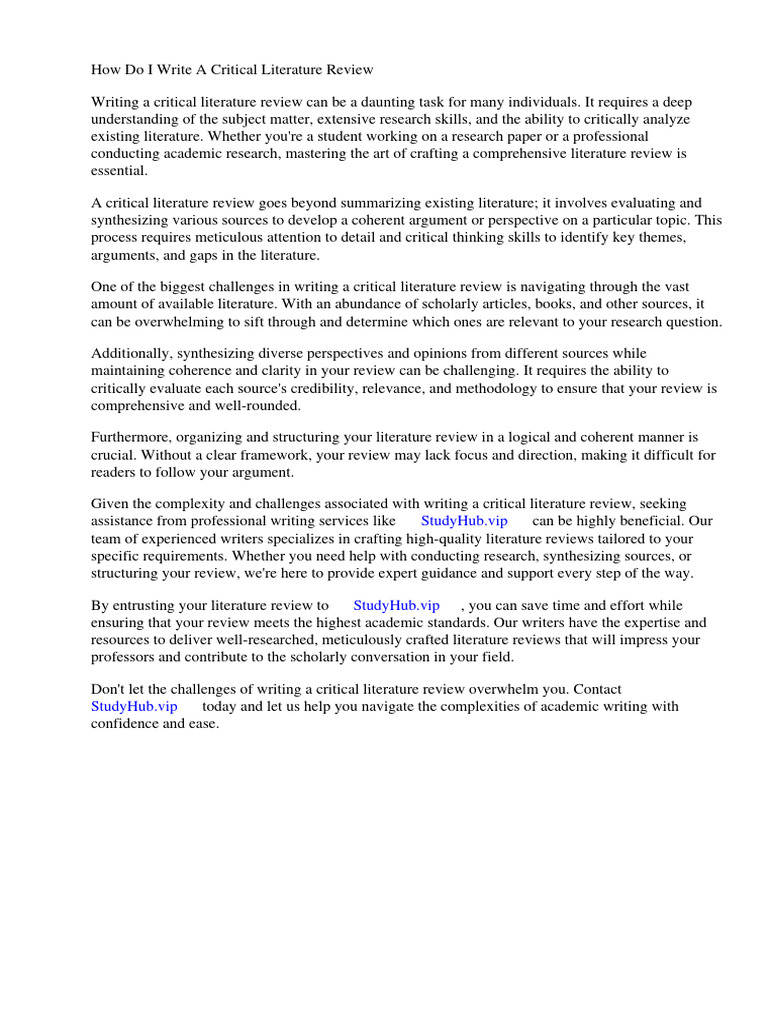 how-do-i-write-a-critical-literature-review-pdf-literature-review