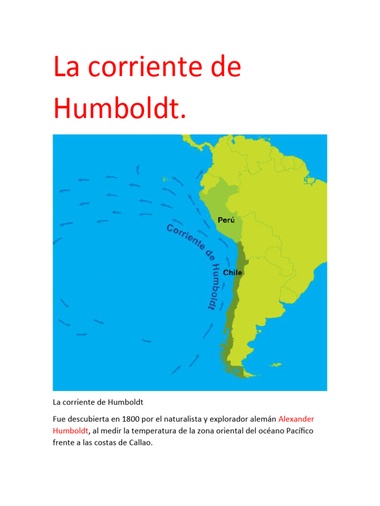 La Corriente de Humboldt | PDF