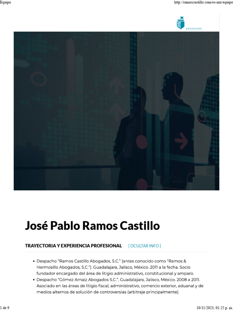 Curriculum Juan Pablo Ramos Castillo | PDF