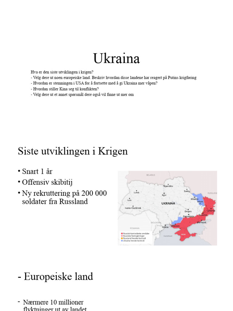 Ukraina Powerpoint | PDF