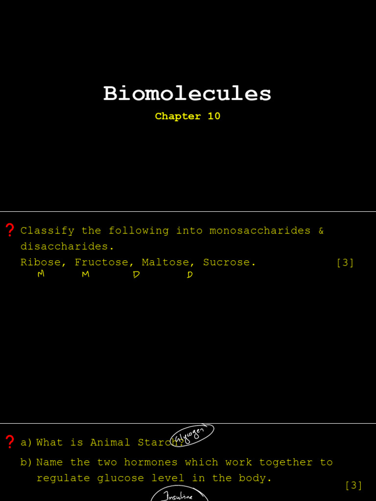 BIOMOLECULES | PDF | Nucleic Acids | Nucleotides