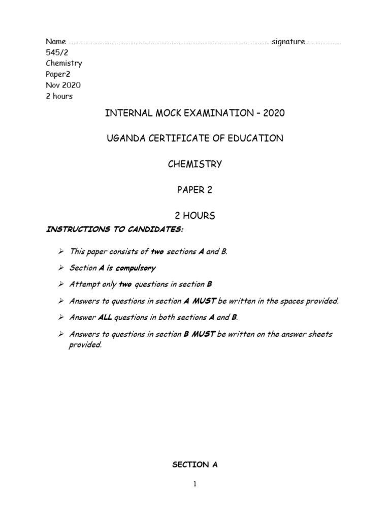 S4 Chemistry P2 | PDF | Chlorine | Ammonium