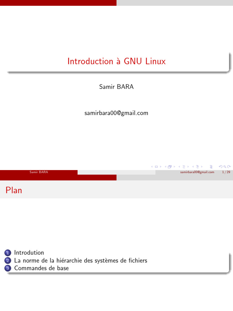 Chapitre I - Introduction | PDF | Linux | Logiciel gratuit