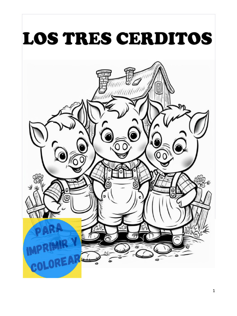 los-tres-cerditos-cuento-corto-para-leer-imprimir-pdf | PDF