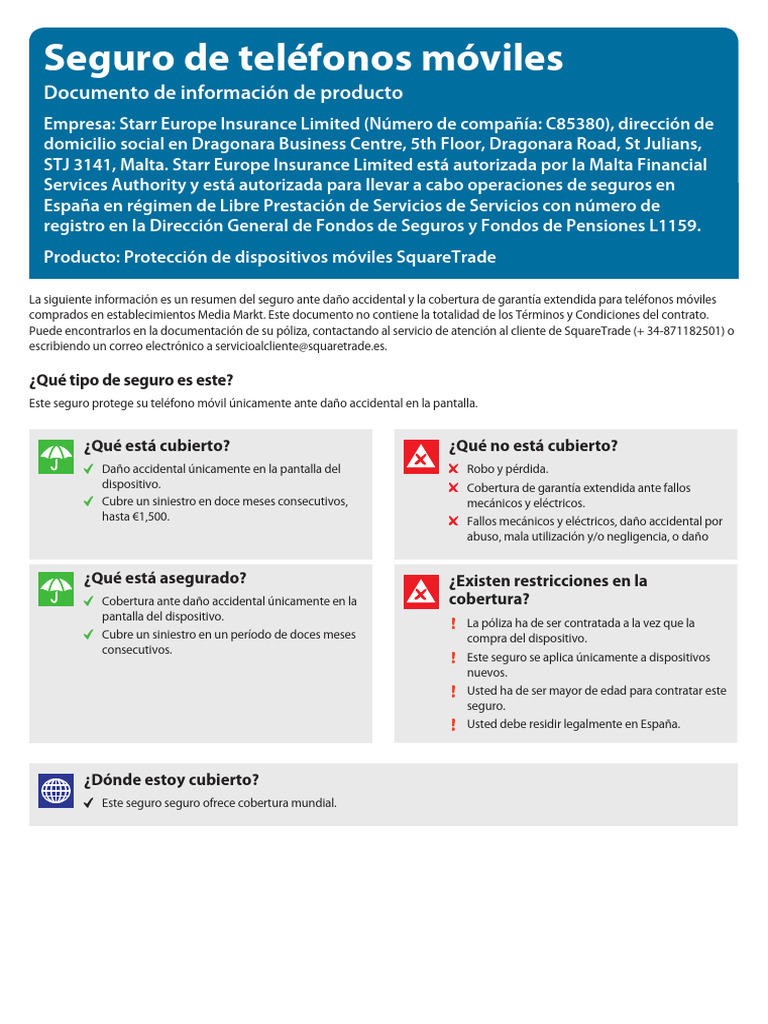 MM - ES - Combined - Proteccion Pantalla | PDF | Póliza de seguros | Seguro