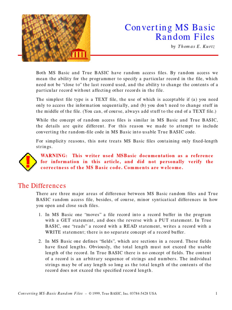 ConvertMSBasic | PDF | String (Computer Science) | Computer File