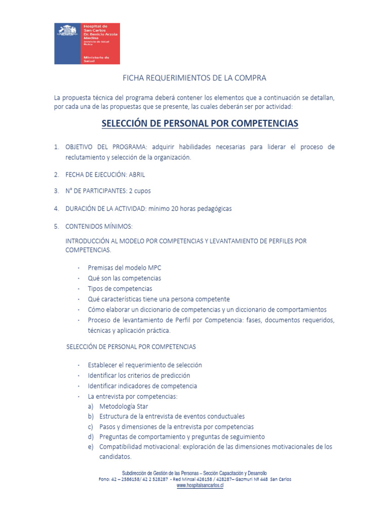 4034 - Ficha Requerimientos Compra | PDF | Gestión de recursos humanos
