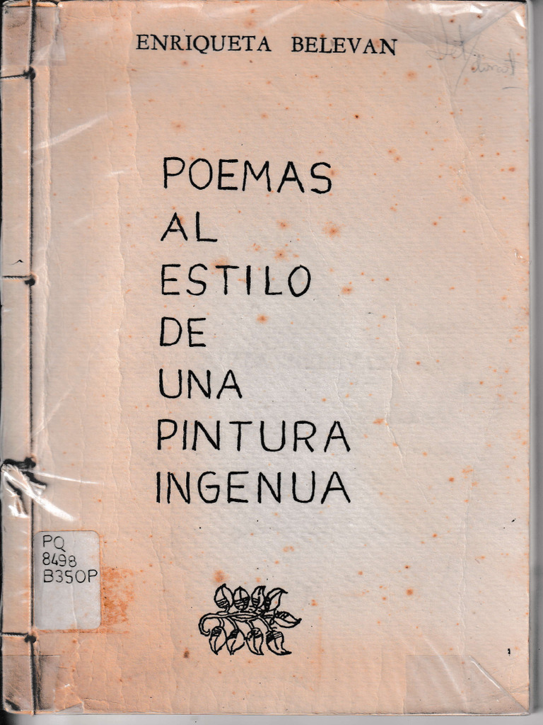 Belevan, Enriqueta_ Poemas al estilo de una pintura ingenua | PDF